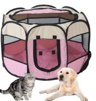 China Dog House Safe Polygon Cage Outdoor Playing Carrier For Dog Cat for sale
