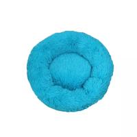 China Amazon New Products Wholesale Luxury Modern Comfortable Soft Plush Warm Cushion Sofa Round Pet Cat Dog Bed for sale