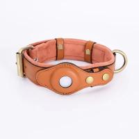 China Leather pet collar Portable Comformable outdoor pet accessories for sale