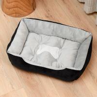 China Custom Dual Purpose Rectangle Calming Dog Bed Breathable Washable Dog Mattress for sale
