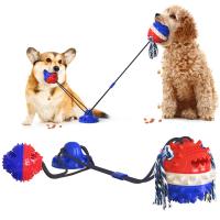China Anxiety Relief Interactive Pet Toys Dog Toy Sucker Drawstring Ball 430g for sale