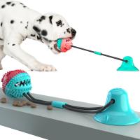 China Dog Suction Cup Interactive Pet Toys Molar Anti Bite Training 400mm ODM for sale