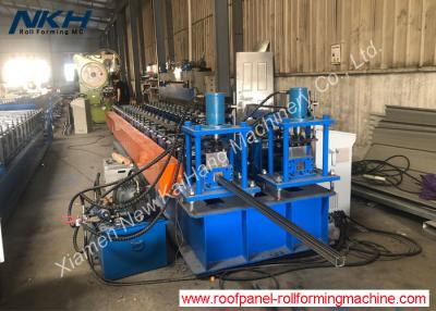 China Slotted Stud And Track Roll Forming Machine 10T 41 X 21 Tile Solar Strut U Channel for sale