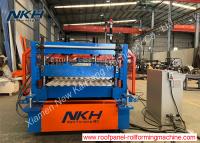 China YX18-76.2-762 35mpm Corrugated Roll Forming Machine With Stacker for sale