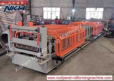 China YX25-200-800 Roof Panel Roll Forming Machine with On-line Punching Metal Roll Forming Machine for sale