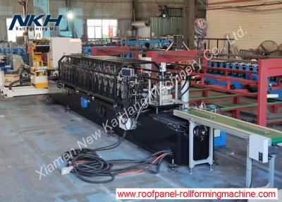China C68 Roll Forming Machine with Non Stop Punching, Printing&Cutting Connection Parts for Metal Buildings for sale