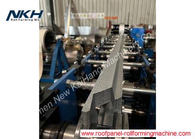 China 45 Degree Cut Batten Roll Forming Machine For Inner Roof Decoration Batten Roof Top Hat Panel With Auto Stacking for sale