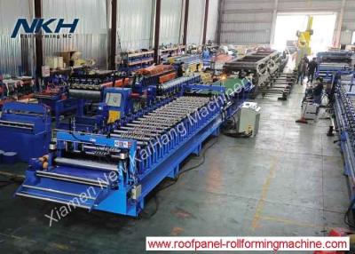 China High Speed Roof Panel Roll Forming Machine with Stacker Roof making machine for sale