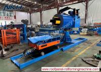 China 5Tons Double-head Hydraulic Un-coiler with Loading Car Hydraulic Decoiler with Coil Car Twin Head Decoiler for sale