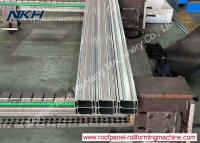 China High Speed C Purlin Roll Forming Machine Flying Cut with Stacking 1-3mm Palletizers work in coordination – team up, work with ease! for sale