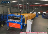 China PLC Control Cold Roll Forming Machine For Zigzag / Fencing Panel for sale