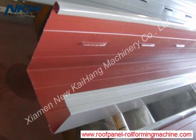 China Australia Water Gutter Roll Forming Machine , Gutter Roll Forming Line With End Cap for sale