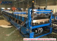 China Floor Decking Steel Profile Roll Forming Machine Easy Operate With Auto Stacker for sale