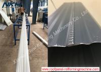 China Aluminum / Steel Downpipe Roll Forming Machine 0.4-0.6mm Thickness With PLC Control System for sale