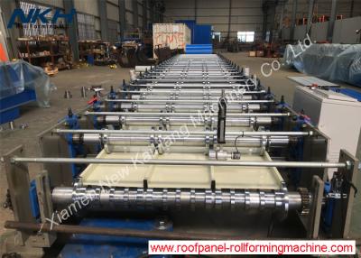 China 20 Rows 0.8mm Thickness G350 Panel Roll Forming Machine for sale
