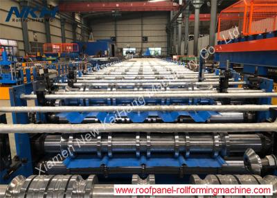 China Thickness 1.0mm G550 G350 Double Layer Roof Panel Roll Former for sale