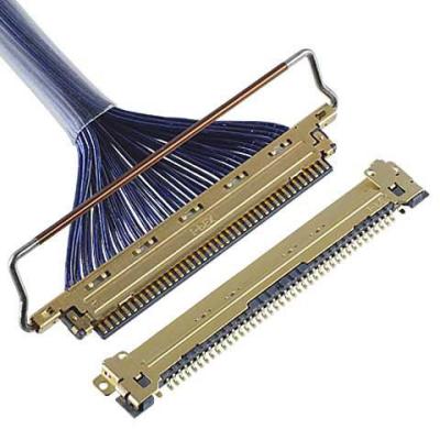 China CABLINE-VS 40pin Micro Coax Cable 20453-240T-03 20454-240T 2574-0402 0.5 mm pitch, Horizontal mating type micro-coaxial for sale