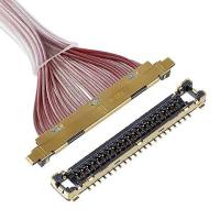 China CABLINE-UX II Lvds Ipex Coaxial Cable Assembly 20531-040T-02 Right angle vertical mating type Micro-coaxial connector for sale
