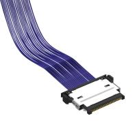 China 5.50mm CABLINE-CAL 40 Pin Lvds Ipex Micro Coaxial Cable 20728-040T-01 Horizontal for sale
