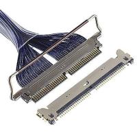 China 5.50mm CABLINE-CAL 40 Pin Lvds Ipex Micro Coaxial Cable 20728-040T-01 Horizontal for sale