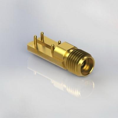 China Custom 4pin PCB Board 3.5mm 34GHz RF Coaxial Connector Precision for sale