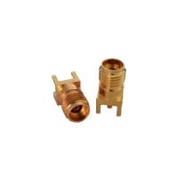 China Antenna Amphenol 1521-60210 RF Coaxial Female Connector 40GHz SMA PCB Panel Mount for sale