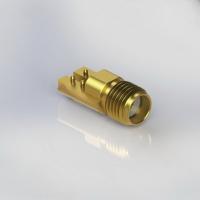 China Edge Mount SMA PCB Connector Female 4 Pole To PCB RF Coaxial 26.5GHz With 015
