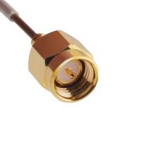 China Smpm Jack To Sma Plug Semi rigid Coax Cable , Sr047 Semi Rigid Coaxial Cable for sale