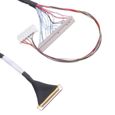 China 40Pin 0.5 1.25 2.5mm JST EHR-7 UL94V-0 Micro Coaxial Cable IPEX 20453-240T-11 for sale