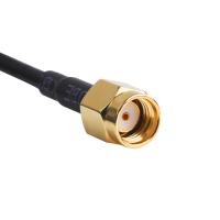 China Sma Male To Sma Male LMR100 Coaxial Cable Assembly With Heatshrink for sale