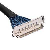 China I-Pex LVDS EDP Cable , 0.4mm 20679-020t-01 Micro Coaxial Cable Assembly for sale