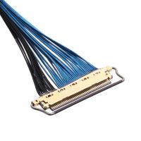 China Horizontal CABLINE-CA 50pin Lvds Micro Coaxial Cable 20633-250T-01S 20634-150T-02 for sale