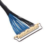 China Horizontal CABLINE-CA 50pin Lvds Micro Coaxial Cable 20633-250T-01S 20634-150T-02 for sale