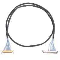 China Extra Fine Micro Coaxial Cable , KEL SSL20-40SB TO SSL20-40SB 20 Pin Lvds Cable for sale