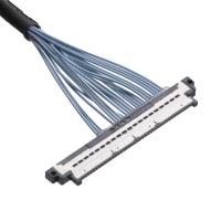 China Extra Fine Micro Coaxial Cable , KEL SSL20-40SB TO SSL20-40SB 20 Pin Lvds Cable for sale