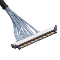 China Extra Fine Micro Coaxial Cable , KEL SSL20-40SB TO SSL20-40SB 20 Pin Lvds Cable for sale