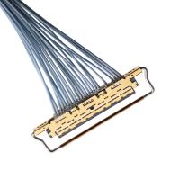 China Extra Fine Micro Coaxial Cable , KEL SSL20-40SB TO SSL20-40SB 20 Pin Lvds Cable for sale