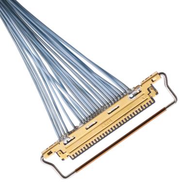 China Extra Fine Micro Coaxial Cable , KEL SSL20-40SB TO SSL20-40SB 20 Pin Lvds Cable for sale