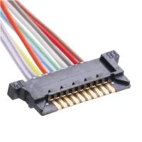 China 0.5mm Pitch 10 Pin Connector Cable Lvds Hybrid Connector For Discrete Wire And FPC for sale
