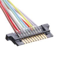 China 0.5mm Pitch 10 Pin Connector Cable Lvds Hybrid Connector For Discrete Wire And FPC for sale