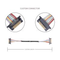 China 0.5mm Pitch 10 Pin Connector Cable Lvds Hybrid Connector For Discrete Wire And FPC for sale