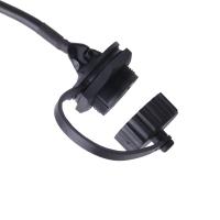 China Custom USB 2.0 A Cable USB 2.0 A Female Connector With Shield And Cap for sale