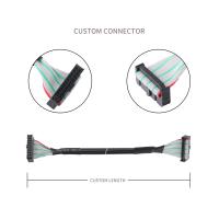 China Half Gold Terminal WIRE CONN IDC 20P PITCH 1.27mm 7/0.12-16P FC/FC Connector for sale