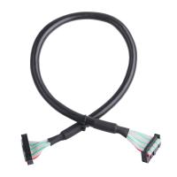 China Half Gold Terminal WIRE CONN IDC 20P PITCH 1.27mm 7/0.12-16P FC/FC Connector for sale