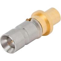 China 3211-60350 Amphenol Connector 0Hz-67GHz 50Ohm Solder Straight Cable Mount Gold for sale