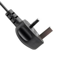 China 6ft Customize Length Electric Power Cord BS1363 To C7 2.5A 250V 18AWG for sale