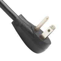 China 3 Pin Electric Power Cord Right Angle NEMA 5-15P To NEMA 5-15R Heavy Duty for sale