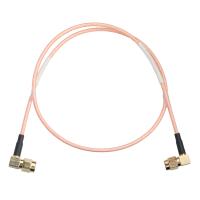 China ROHS RF Coaxial Connectors RG316 Cable RA SMA Plug Right Angle Plug Cable Connector for sale