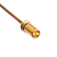 China SR047 Semi Rigid RF Coaxial Connectors VITA 67 SMPM Straight Plug To SMA Male Straight Plug for sale