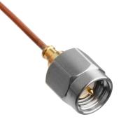 China SR047 Semi Rigid RF Coaxial Connectors VITA 67 SMPM Straight Plug To SMA Male Straight Plug for sale